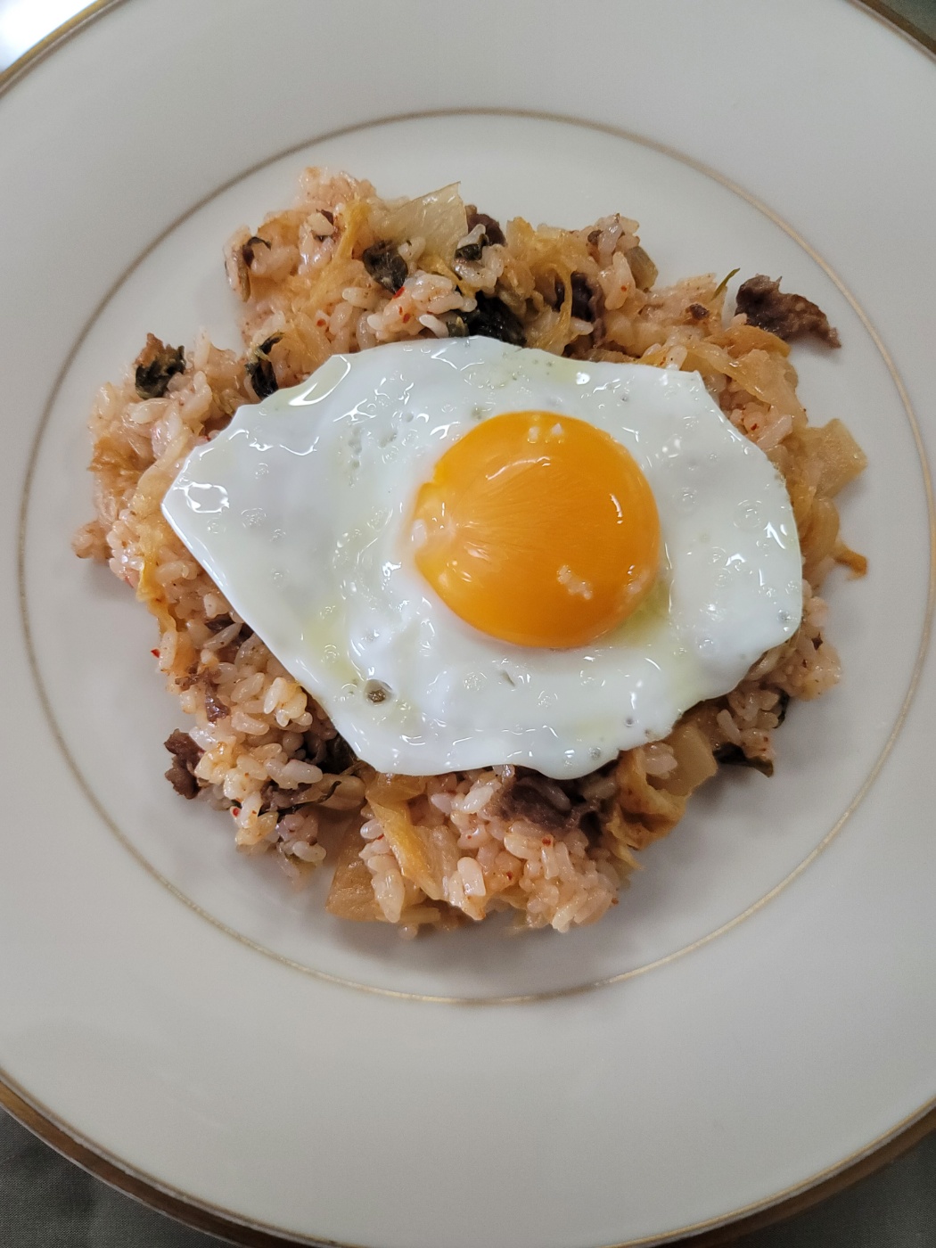 Beef Brisket Kimchi Fried Rice - Voyage Korea